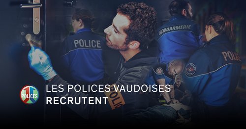 Les polices vaudoises recrutent ! | État de Vaud
