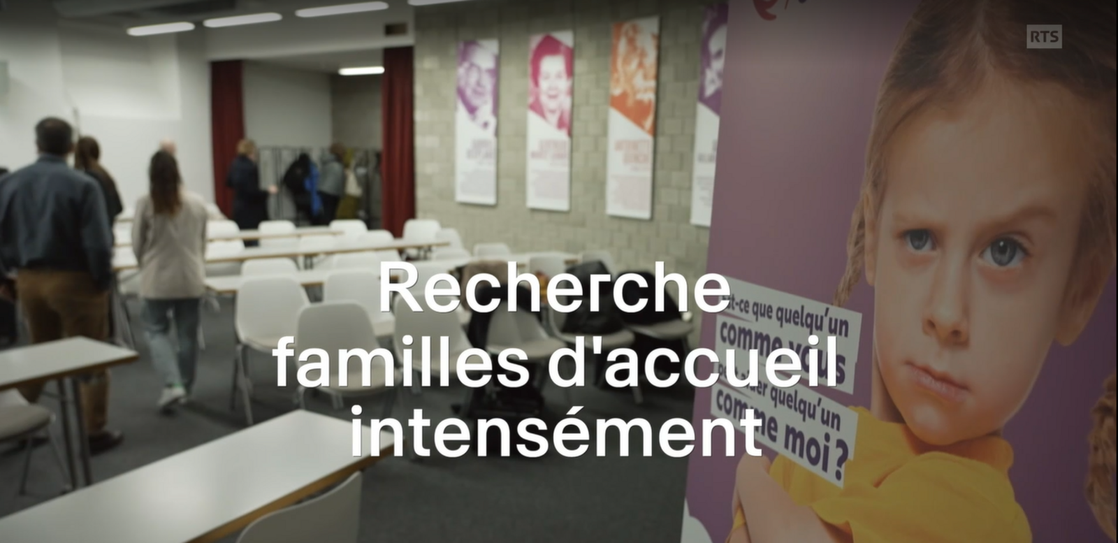 RTS TEMPS PRÉSENT : Recherche familles d’accueil intensément | État de Vaud