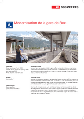 Bex monte dans le train du RER Vaud avec une gare modernisée | État de Vaud