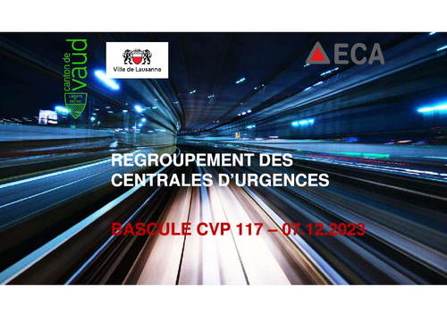La Centrale vaudoise police a rejoint ses partenaires feux bleus | État ...