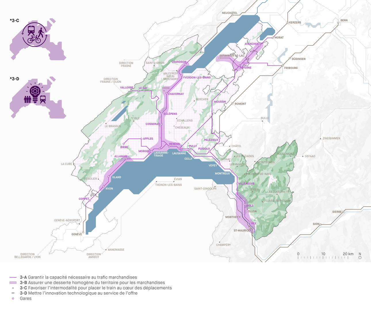 Stratégie cantonale ferroviaire | État de Vaud