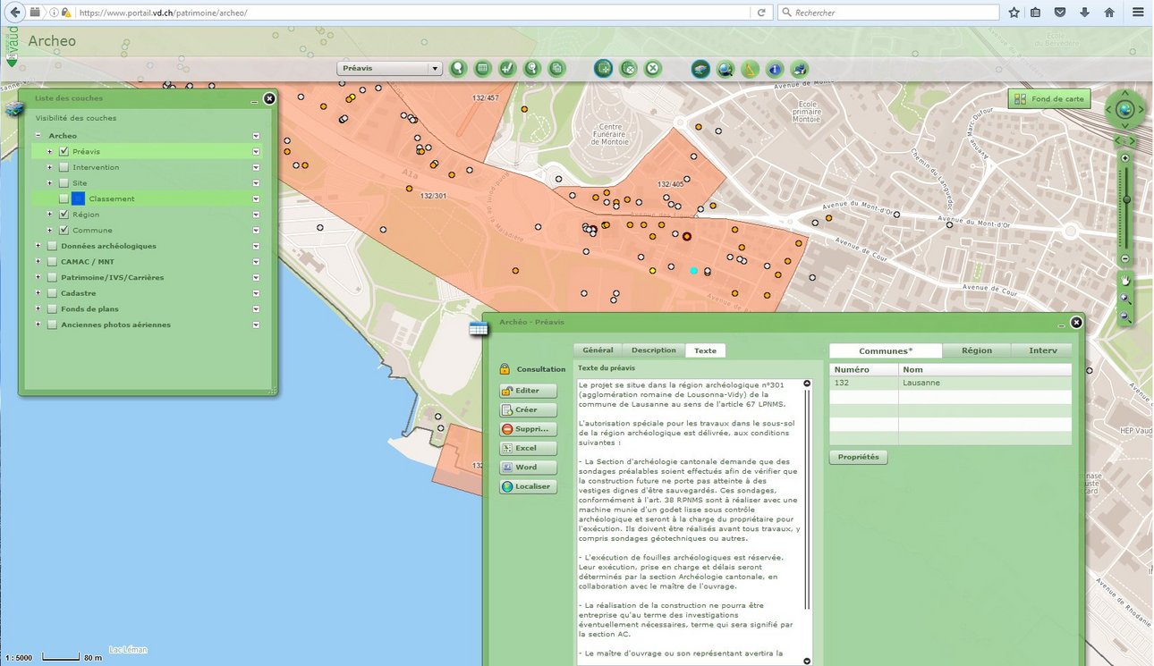 Recenser et gérer | État de Vaud
