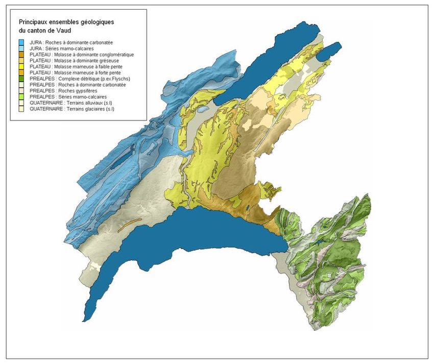 La géologie vaudoise en bref ... | État de Vaud